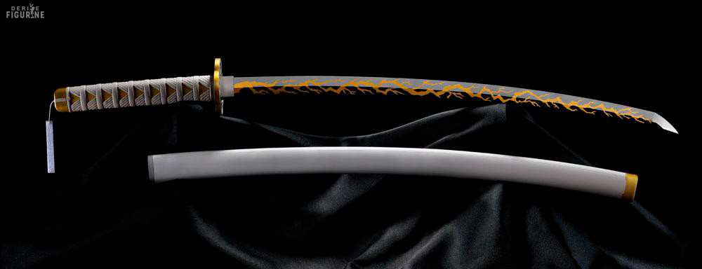Sword Nichirin (Zenitsu Agatsuma) replica, Proplica - Demon Slayer ...