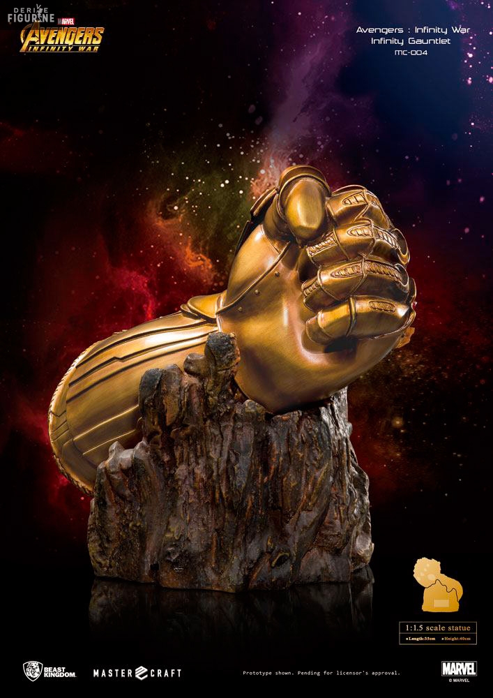 Infinity Gauntlet replica, Master Craft - Marvel, Avengers Infinity War ...