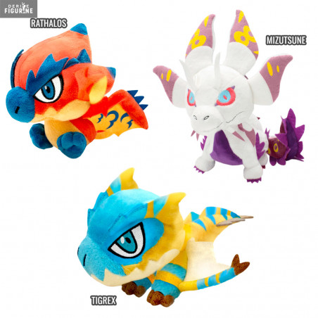 Rathalos, Tigrex or Mizutsune plush, Chibi - Monster Hunter - Capcom