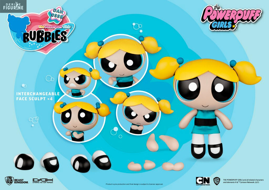 Buttercup, Bubbles, Blossom or Mojo Jojo figure, Dynamic 8ction Heroes ...