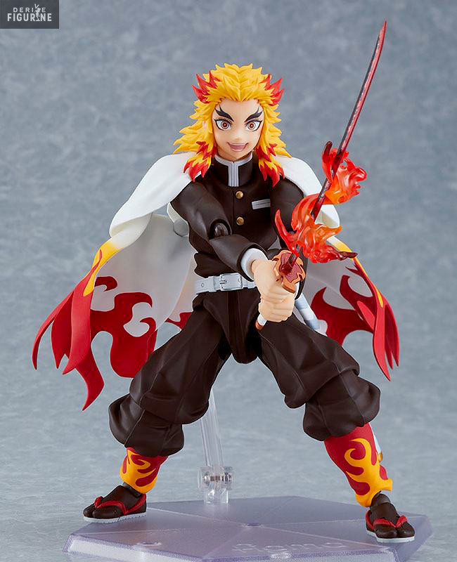 Figurine Kyojuro Rengoku, Figma - Demon Slayer: Kimetsu no Yaiba - Max ...