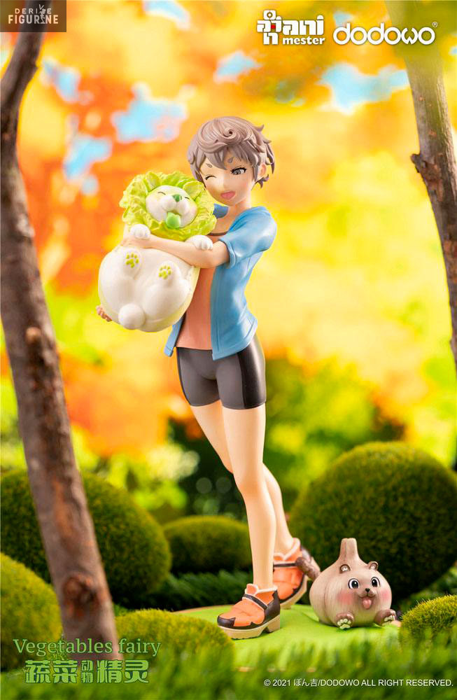 Sai and Cabbage Dog figure, Vegetable Fairies - Original Character ...