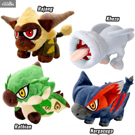 Plush Rathian, Khezu, Nargacuga or Rajang, Chibi - Monster Hunter - Capcom