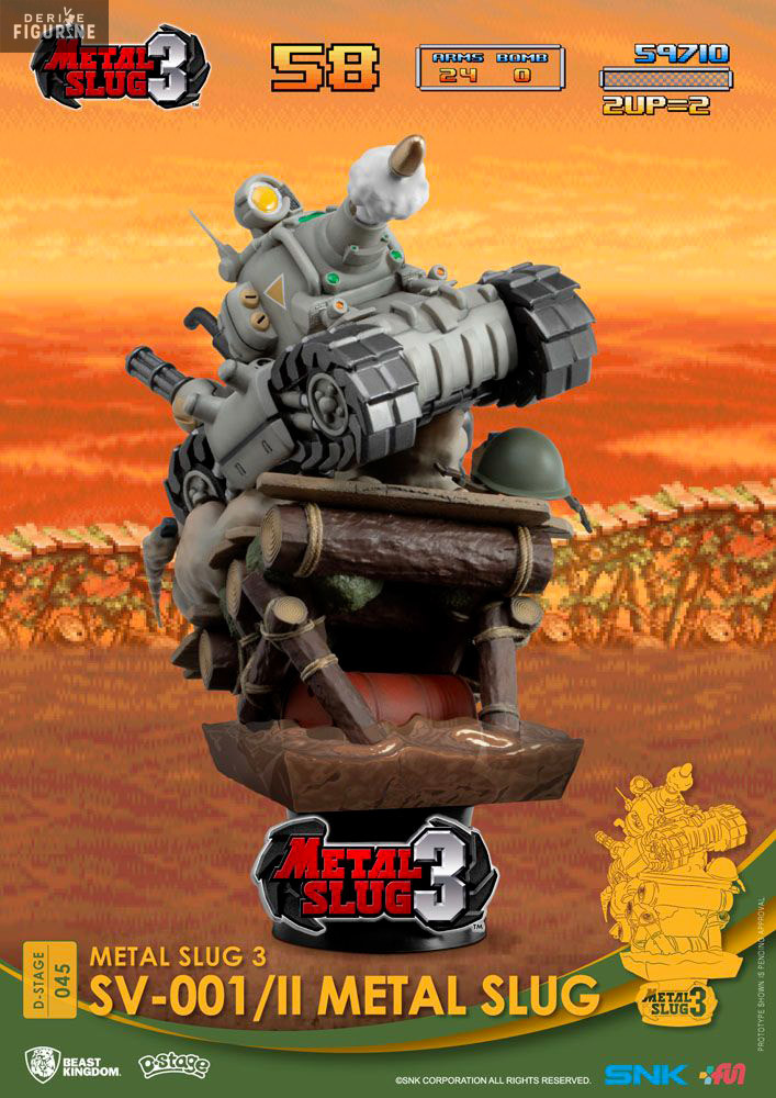 SV-001/II Metal Slug figure, D-Stage - Metal Slug 3 - Beast Kingdom