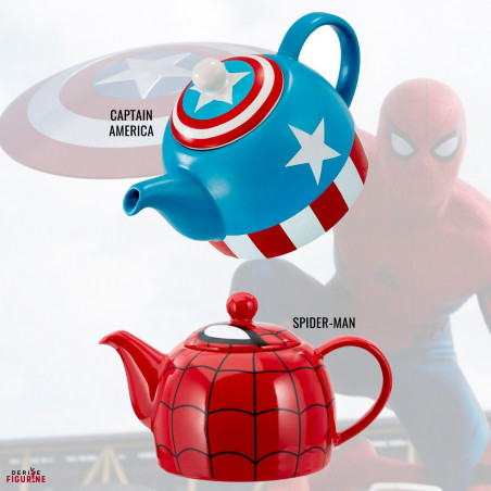 Teapot of your choice Spider-man or Captain America - Marvel - Funko