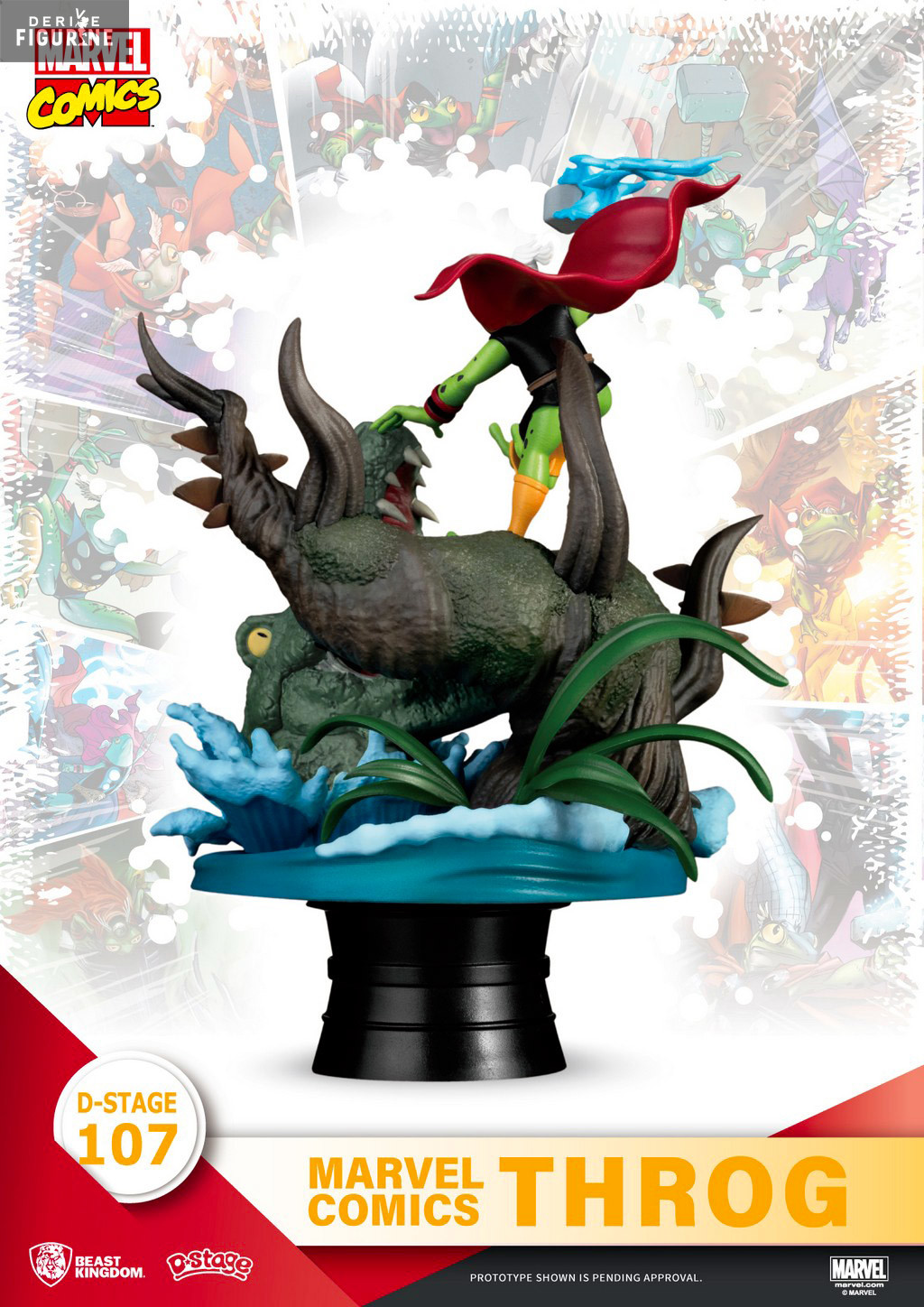 Throg figure, D-Stage - Marvel, Thor - Beast Kingdom