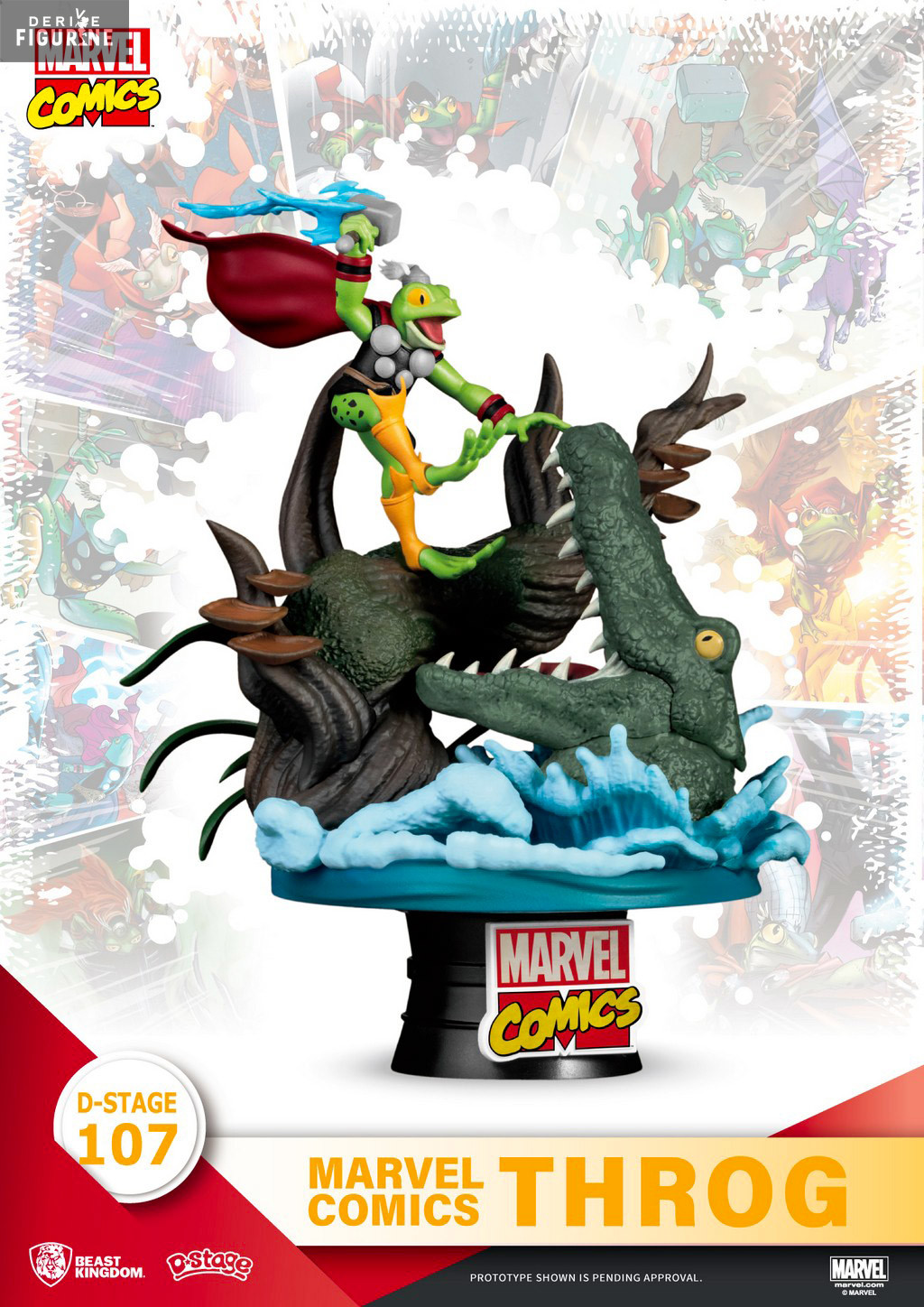 Throg figure, D-Stage - Marvel, Thor - Beast Kingdom