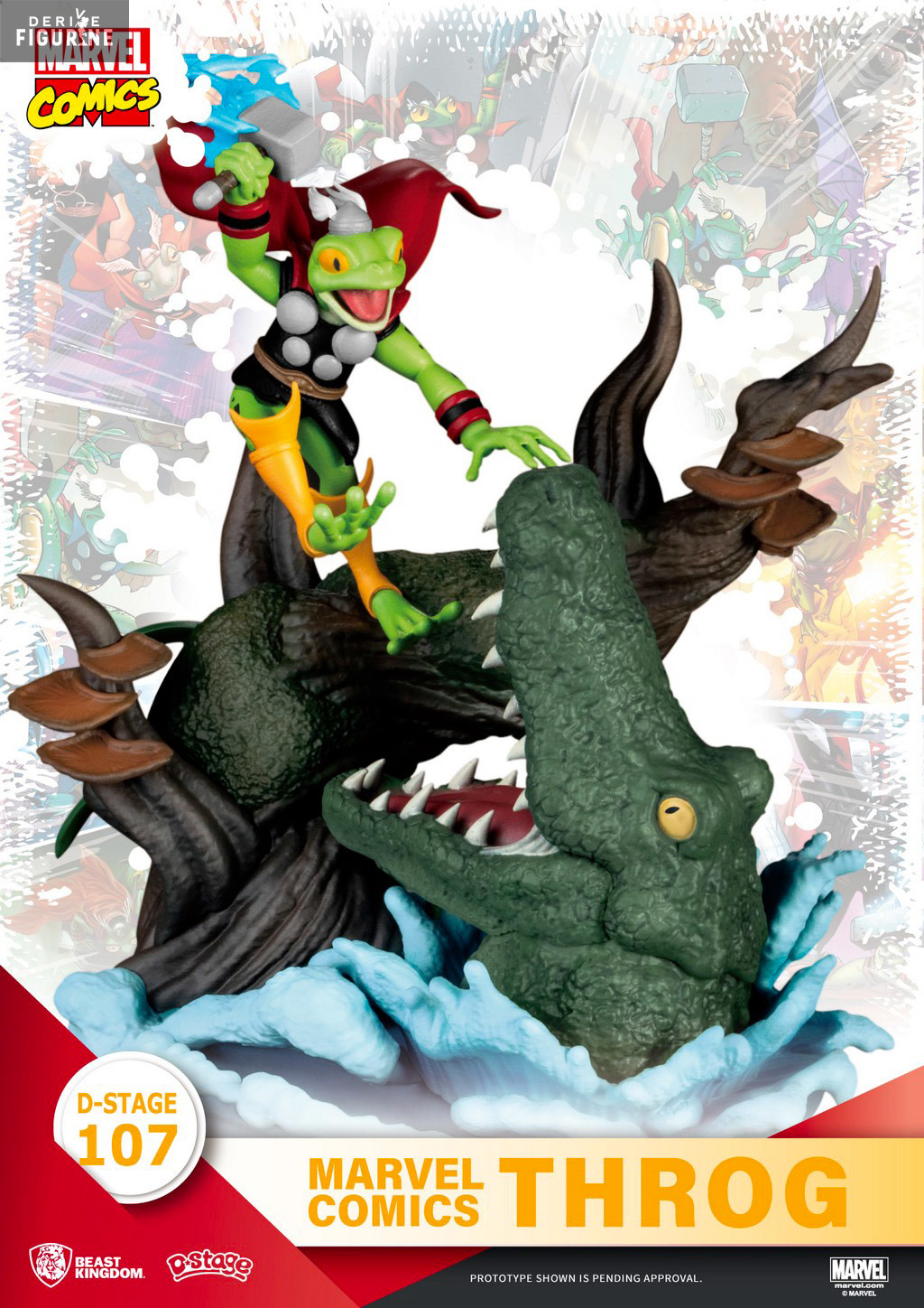 Throg figure, D-Stage - Marvel, Thor - Beast Kingdom