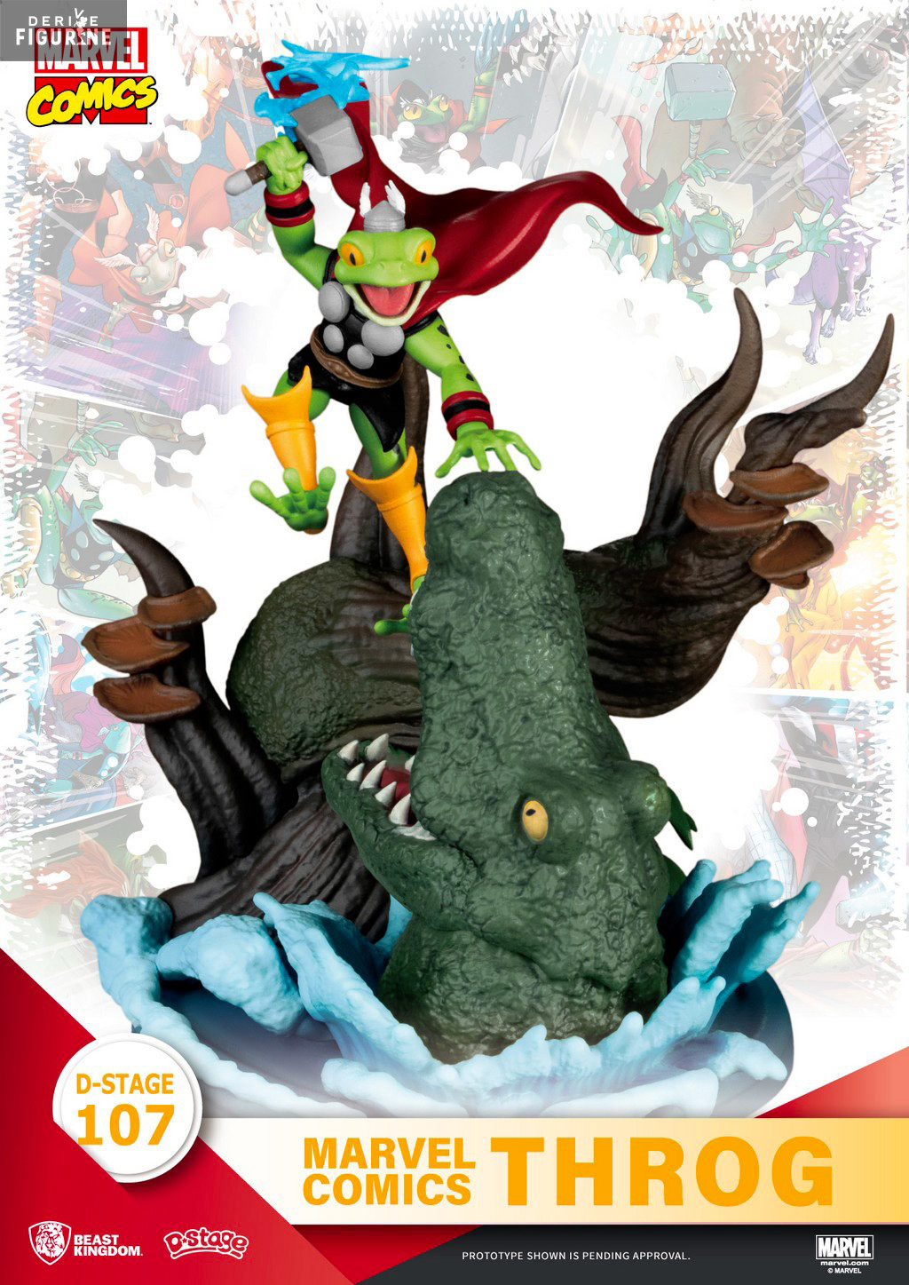 Throg figure, D-Stage - Marvel, Thor - Beast Kingdom