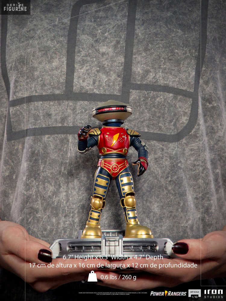 Alpha 5 figure Classic or Deluxe, Art Scale - Power Rangers - Iron Studios