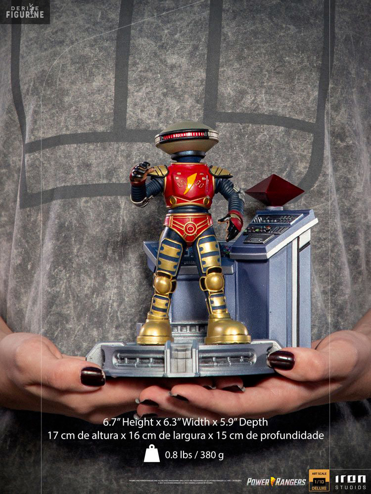 Alpha 5 figure Classic or Deluxe, Art Scale - Power Rangers - Iron Studios