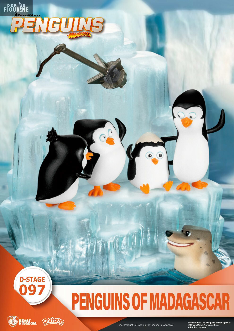 Figurine Penguins of Madagascar, D-Stage - Madagascar - Beast Kingdom