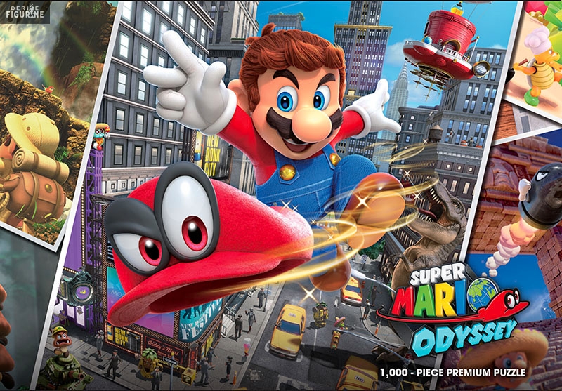 Jigsaw Puzzle Snapshots - Super Mario Odyssey - USAopoly