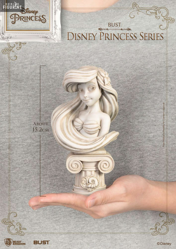 Buste Ariel, Belle, Raiponce ou Jasmine, Princess Series - Disney ...