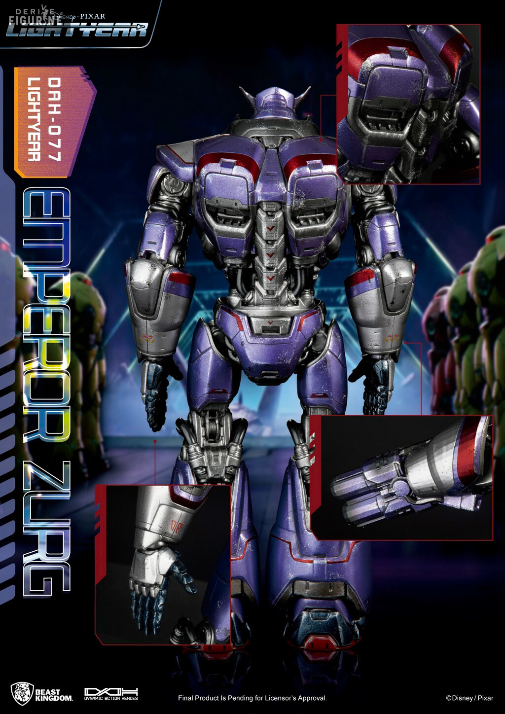 Zurg figure, Dynamic 8ction Heroes - Disney/Pixar, Lightyear - Beast ...
