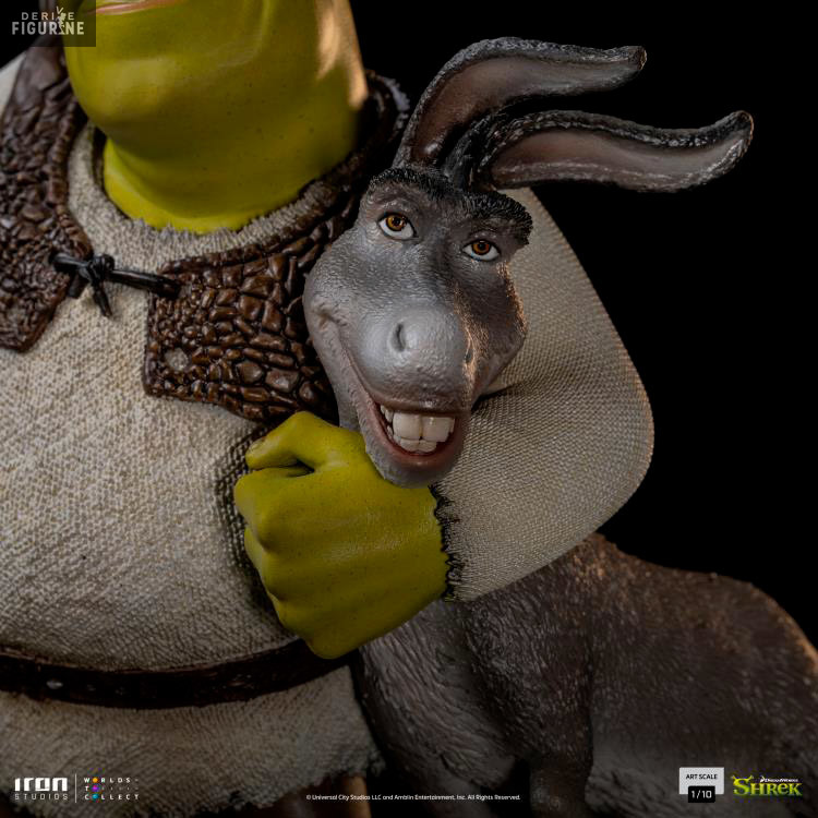 Shrek, Donkey and Gingerbread Man figure, Art Scale - DreamWorks - Iron ...