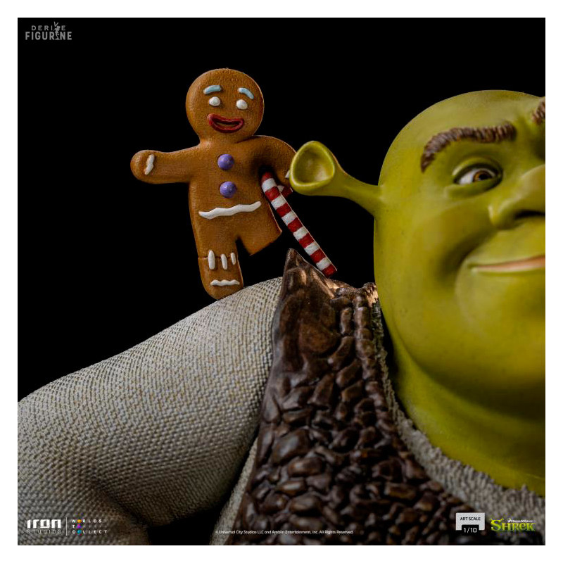 Shrek, Donkey and Gingerbread Man figure, Art Scale - DreamWorks - Iron ...