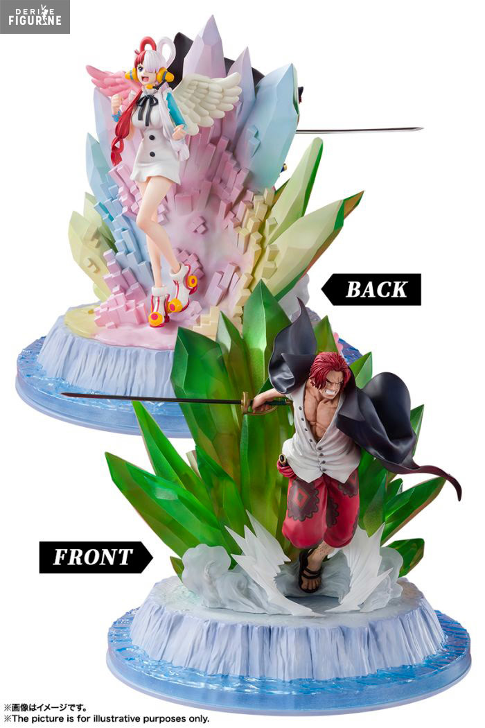 Shanks & Uta figure, Figuarts Zero Extra Battle - One Piece RED - Bandai