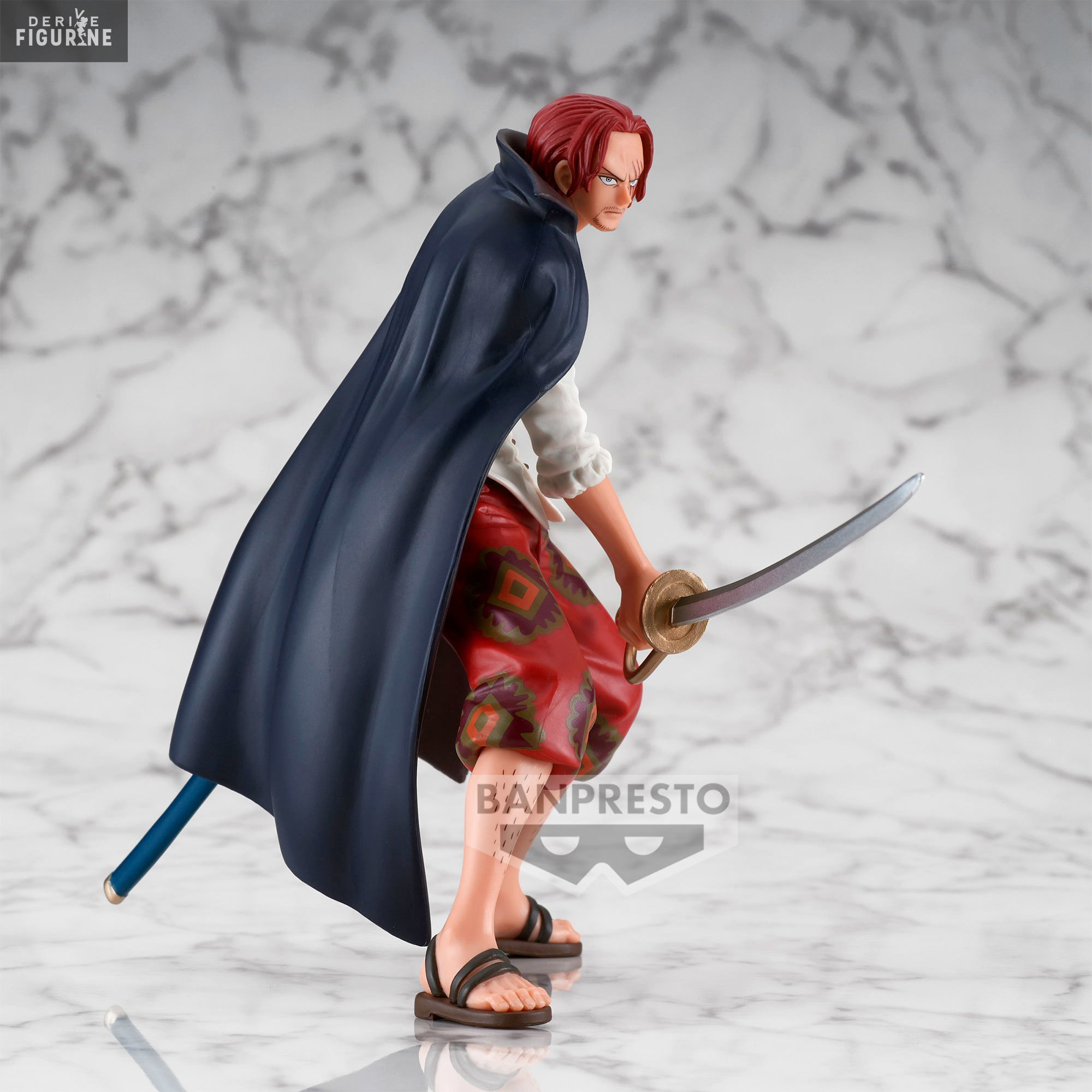 Figurine Shanks, DXF Posing - One Piece Film, Red - Banpresto