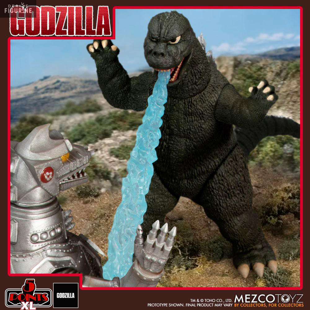 Pack 3 figures Godzilla vs Mechagodzilla, 5 Points XL - Godzilla ...