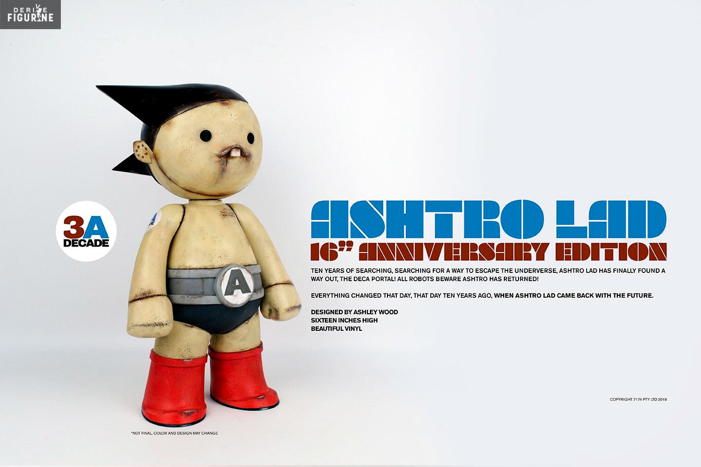 Figurine Ashtro Lad, version Decade ou King Coal - Astro Boy - ThreeA Toys