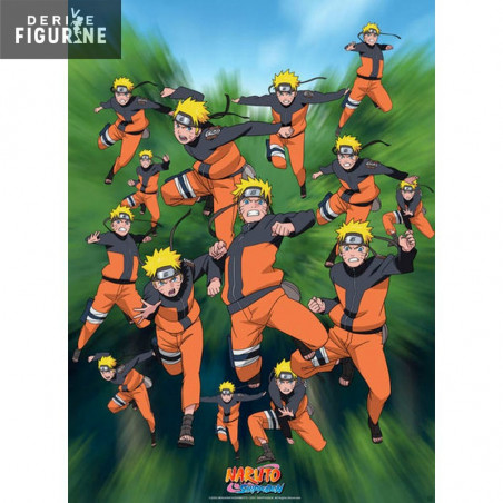 Poster Naruto Shippuden - Multi clonage de Naruto - ABYstyle