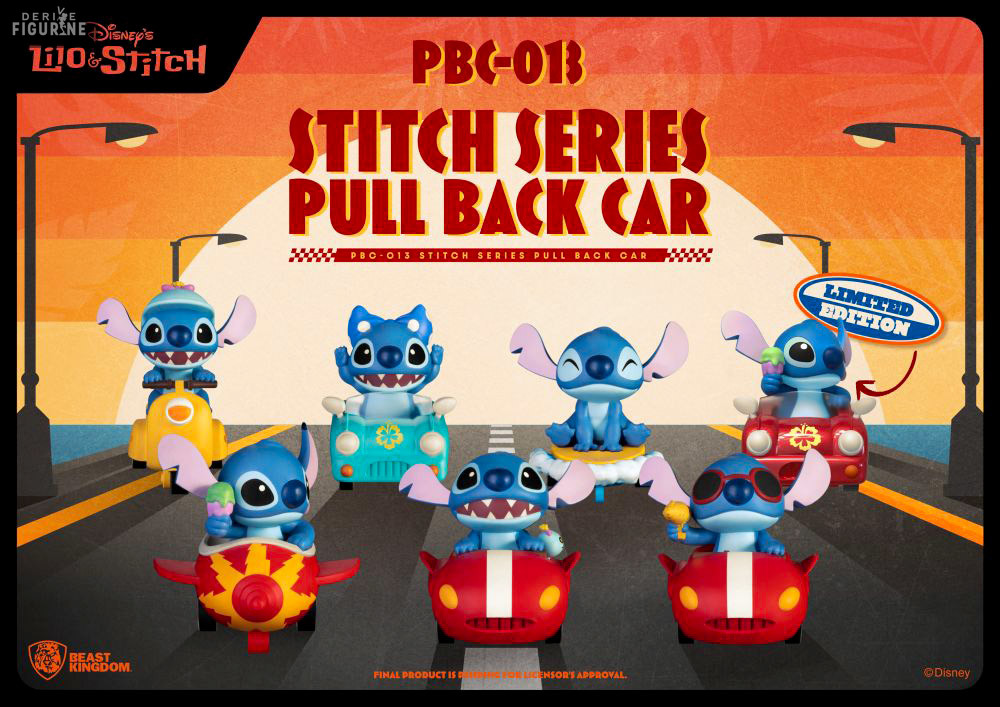 Pack 6 figures Stitch, Pull Back Car - Disney, Lilo & Stitch - Beast ...