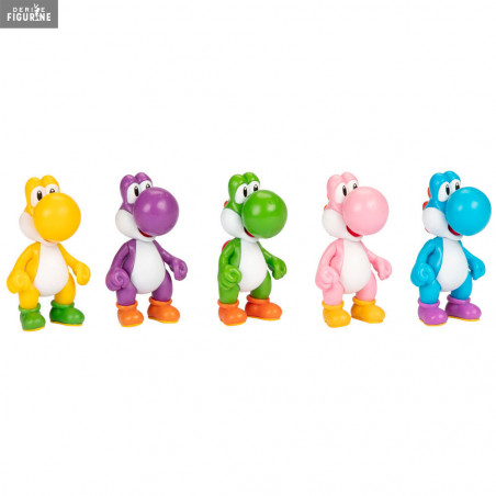 Pack 5 figures Yoshi - Super Mario Bros - Jakks Pacific