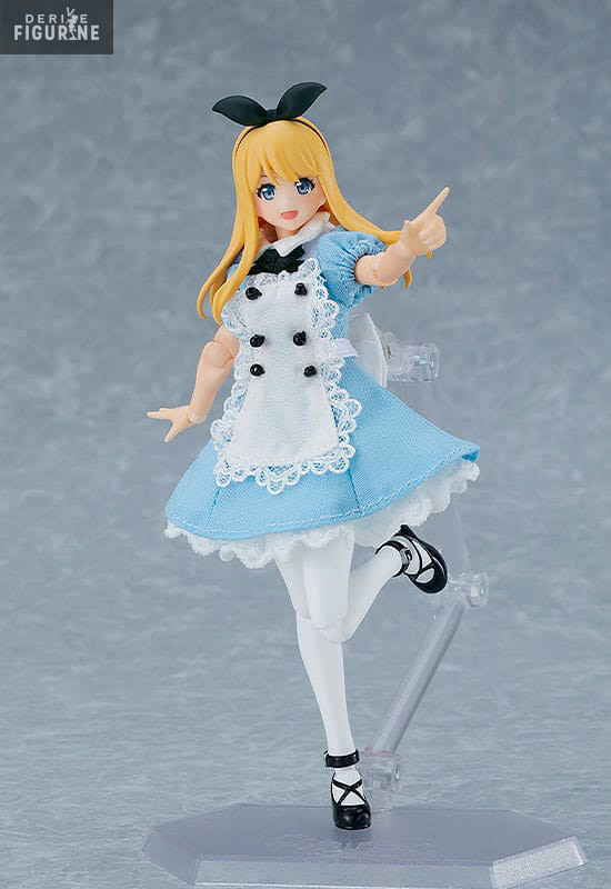 Figurine Female Body (Alice) with Dress and Apron Outfit, Figma ...