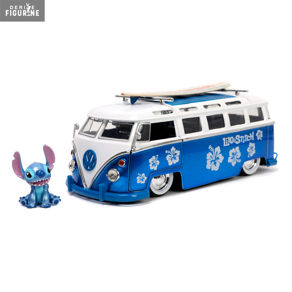 Figurine 1962 VW Bus & Stitch, Hollywood Rides - Disney, Lilo & Stitch ...