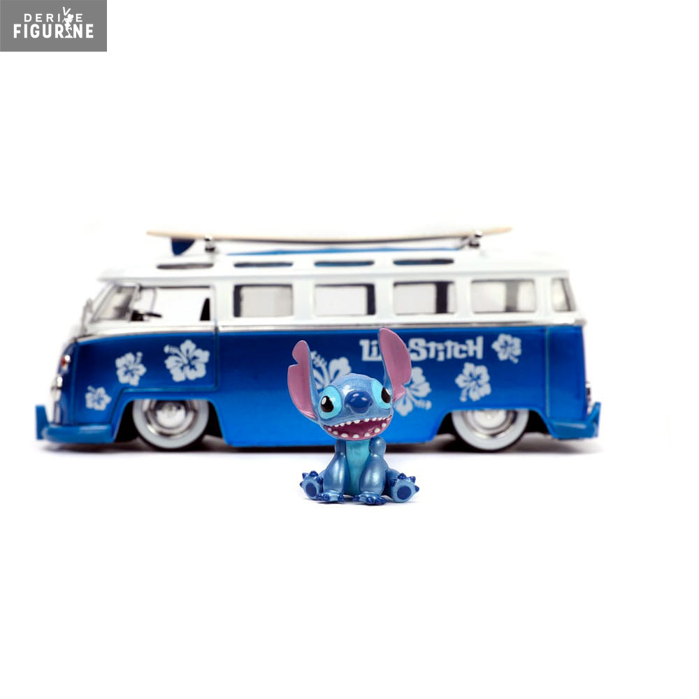 Figurine 1962 VW Bus & Stitch, Hollywood Rides - Disney, Lilo & Stitch ...