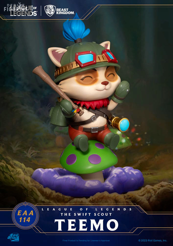Figurine Teemo, The Swift Scout Egg Attack - League of Legends - Beast Kingdom