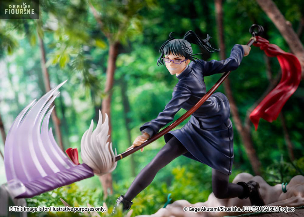 Figurine Maki Zenin; SHIBUYA SCRAMBLE FIGURE - Jujutsu Kaisen - Estream
