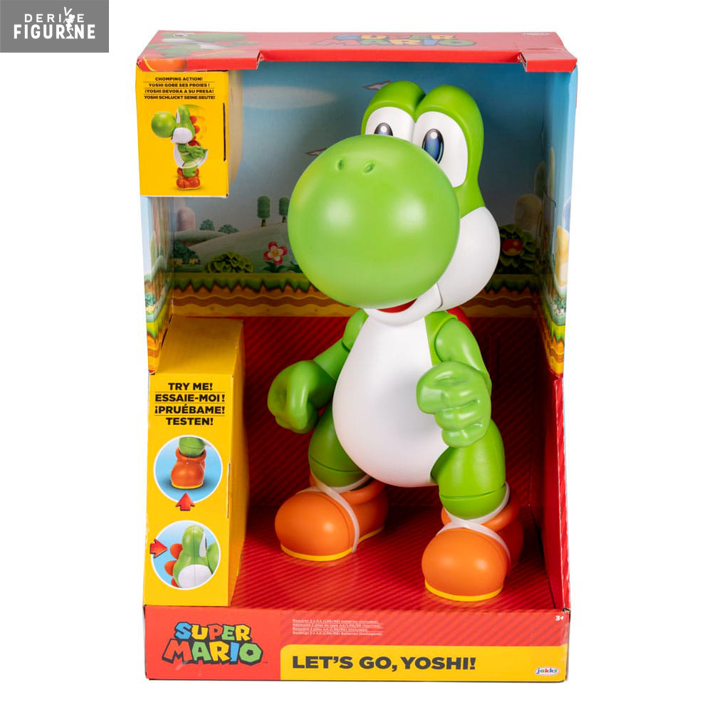 Let's Go! Yoshi! talking figure - World of Nintendo - Jakks Pacific