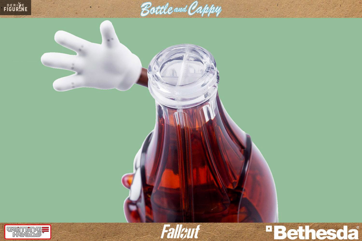 Pack 2 flexibles figures Bottle & Cappy - Fallout - Gaming Heads
