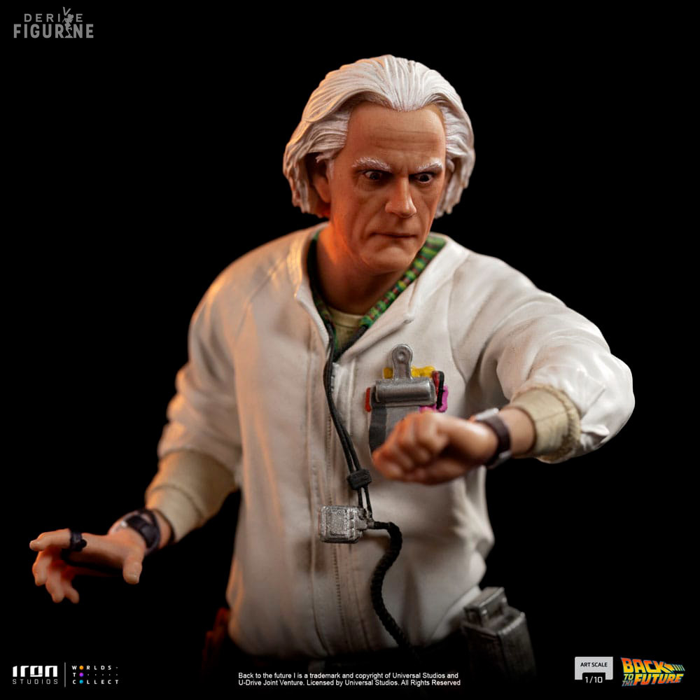 Doc Brown, Marty McFly, DeLorean or Pack figure, Art Scale - Back to the Future - Iron Studios
