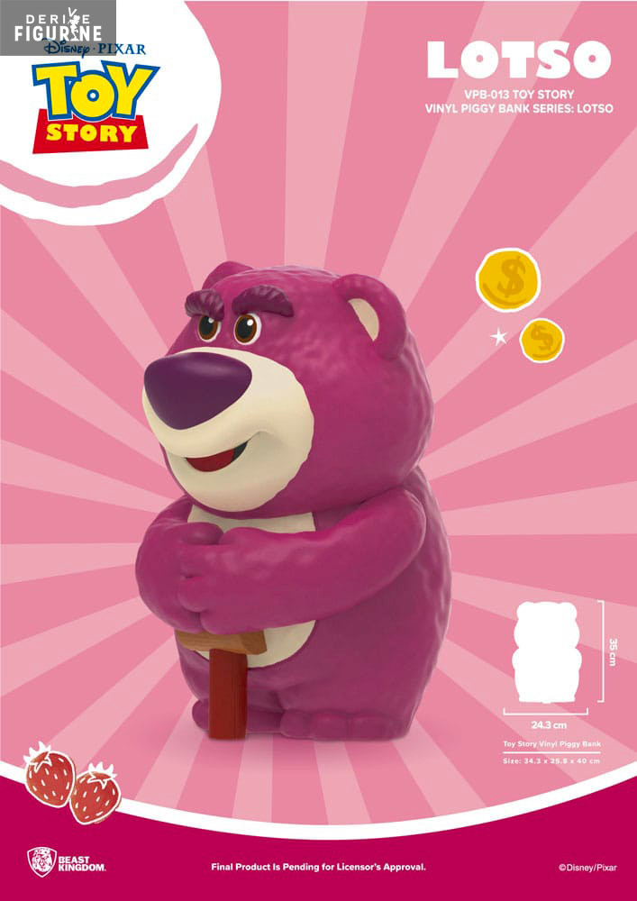 Figure Lotso, Piggy Vinyl - Disney/Pixar, Toy Story - Beast Kingdom