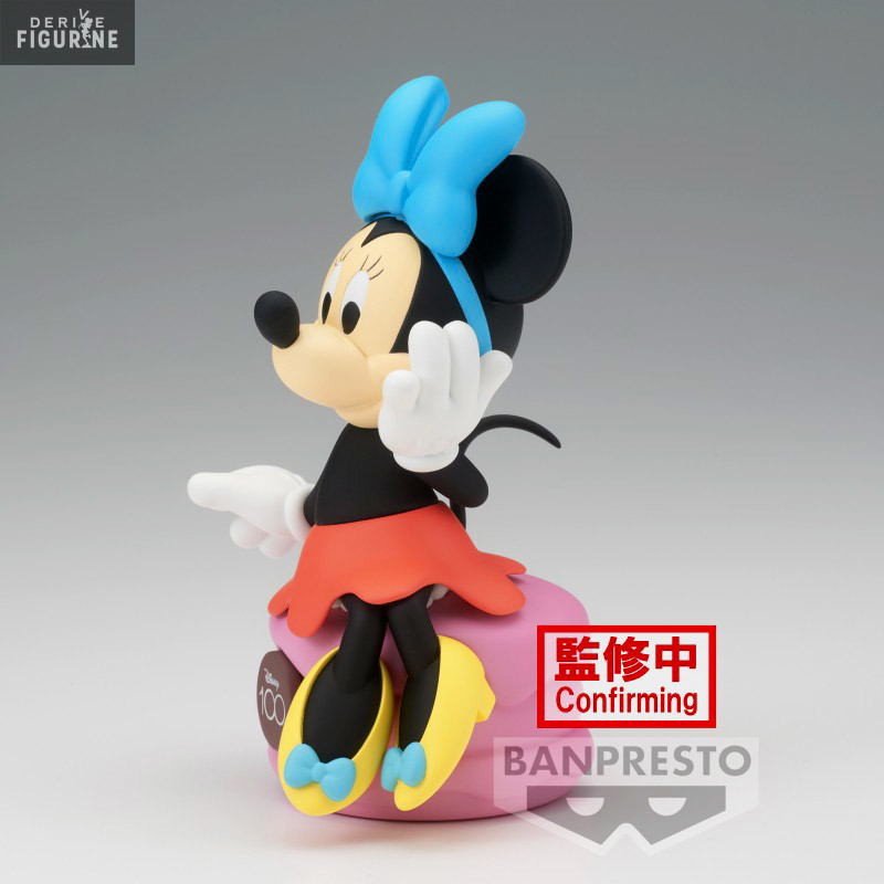Minnie Mouse figure, Sofubi - Disney 100th - Banpresto