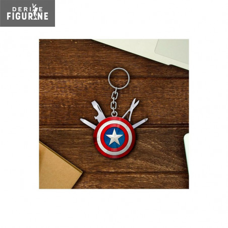 Avengers multi-tool keychain - Captain America shield - Paladone