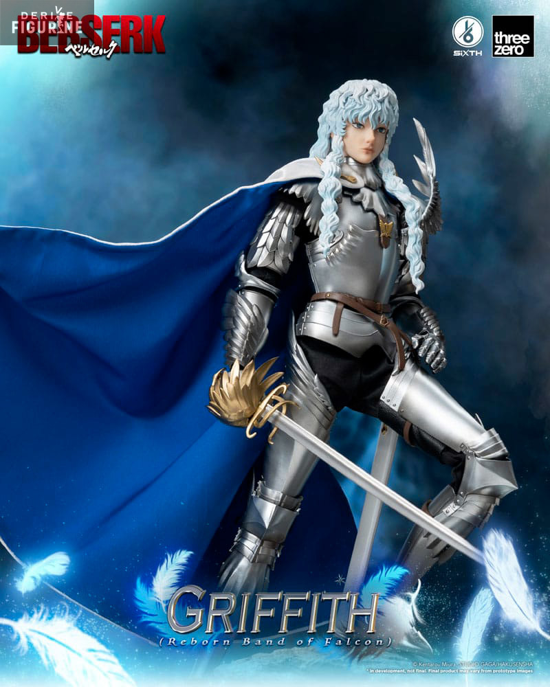 Griffith, Reborn Band of Falcon figure - Berserk - ThreeZero