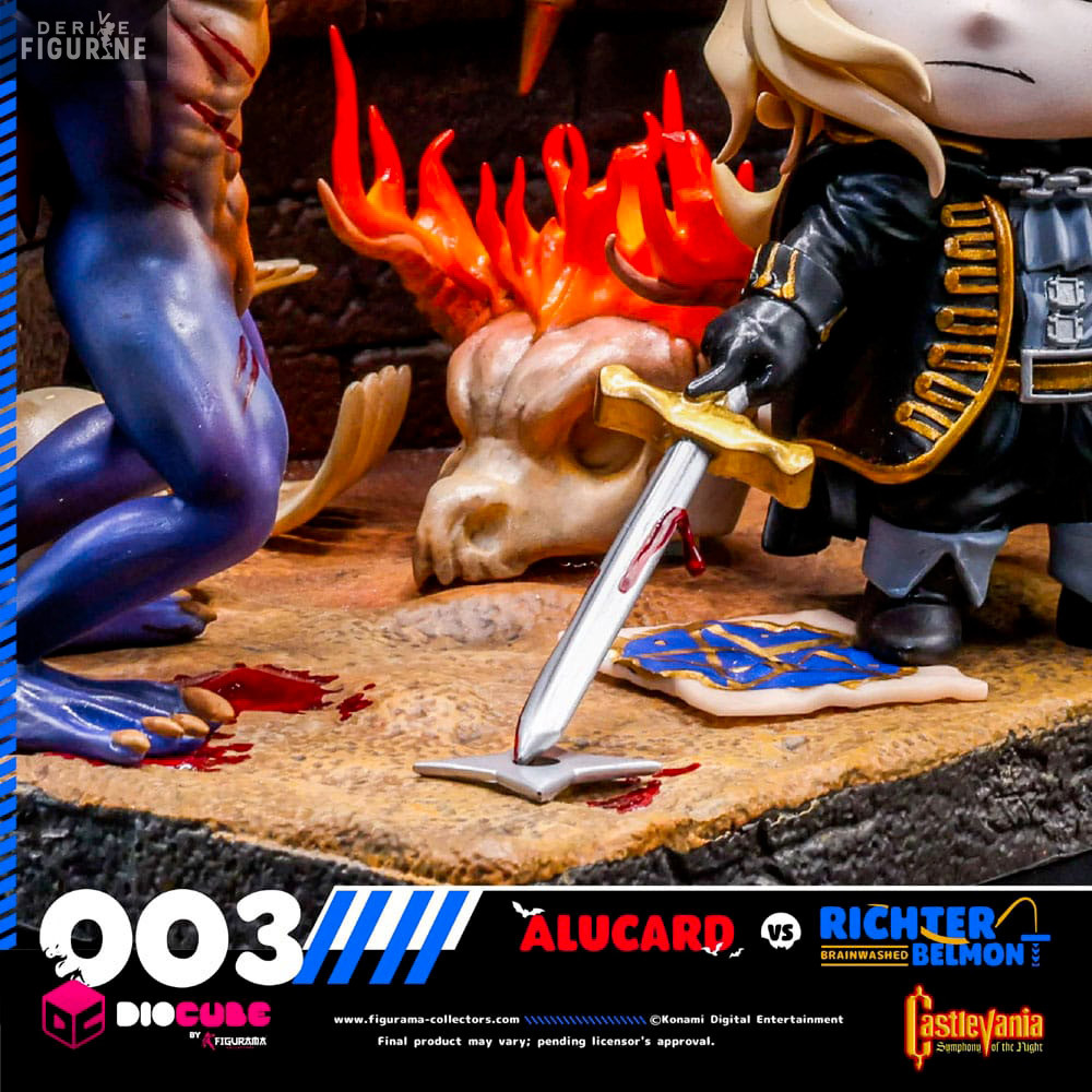 Figurine Alucard Vs Richter Belmont, DioCube - Castlevania - Figurama ...