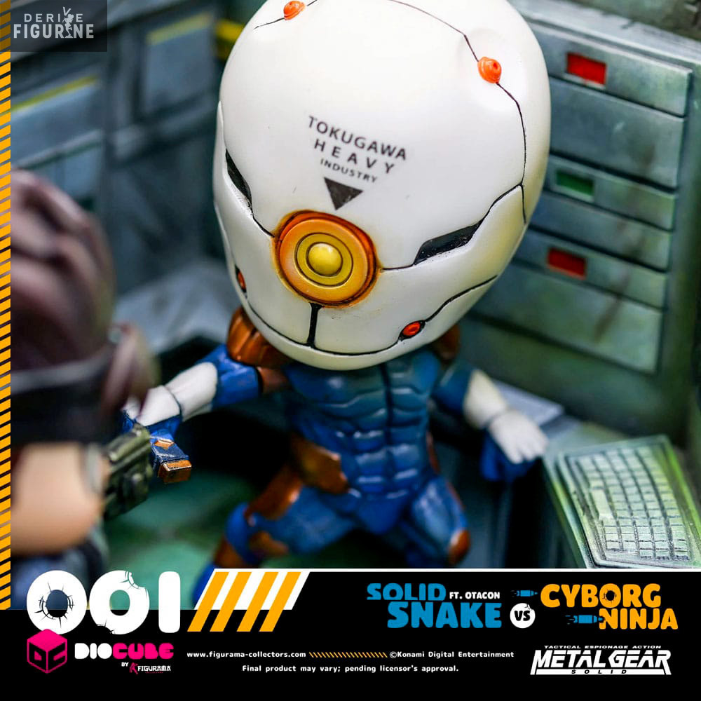Solid Snake Vs Cyborg Ninja Ft Otacon figure, DioCube - Metal Gear ...