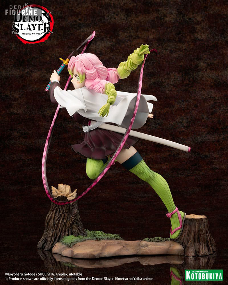 Figurine Mitsuri Kanroji, ARTFXJ Bonus Edition - Demon Slayer: Kimetsu no Yaiba - Kotobukiya