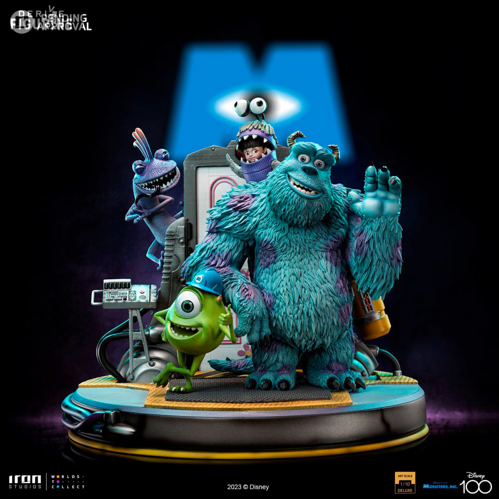 Figurine Jacques Sullivan & Bob Razowski Classique ou Deluxe, Art Scale ...