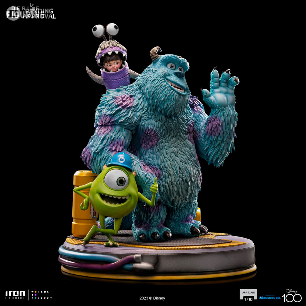 Figurine Jacques Sullivan & Bob Razowski Classique ou Deluxe, Art Scale ...