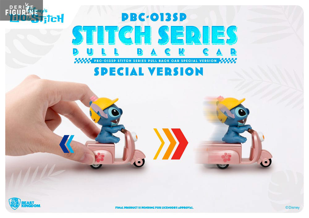 Pack figurines Stitch, Pull Back Car - Disney, Lilo & Stitch - Beast ...