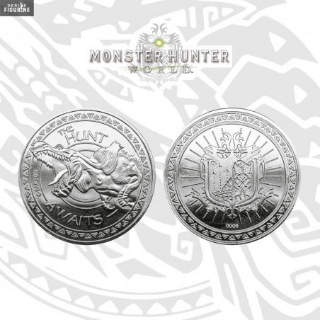 The Hunt Awaits collector coin, limited to 9995 copies - Monster Hunter ...