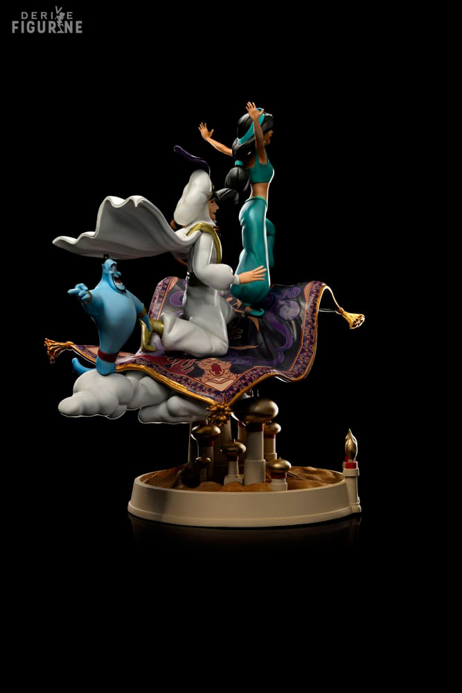 Figurine Aladdin et Jasmine, Deluxe Art Scale - Disney - Iron Studios