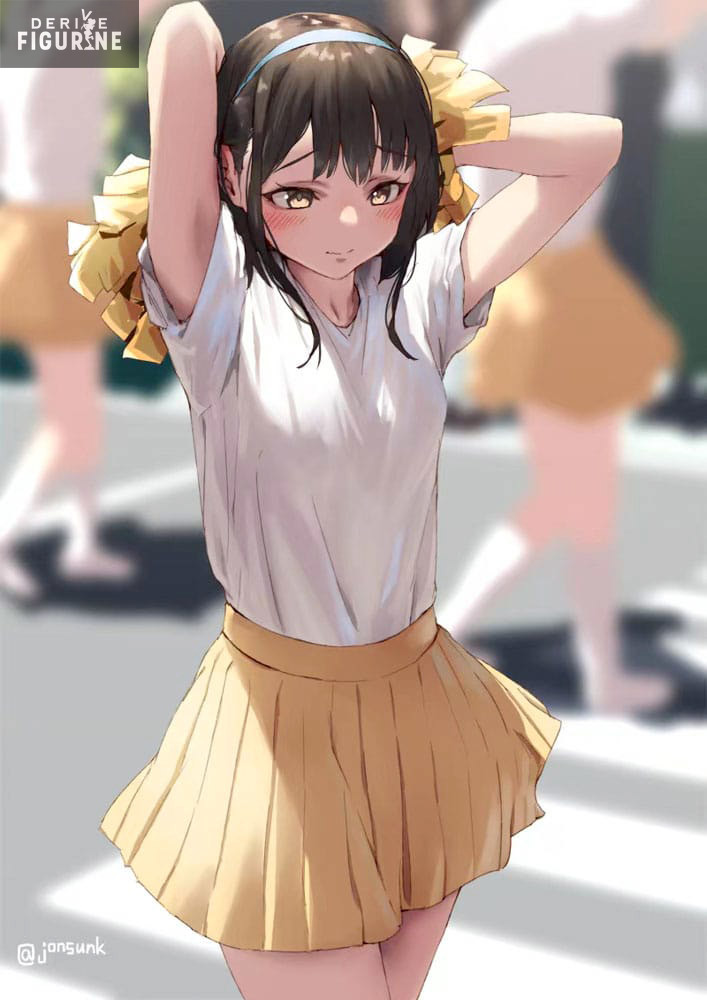 Cheerleader Misaki figure Illustrated by Jonsun, Limited Edition ...