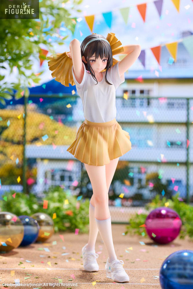 Cheerleader Misaki figure Illustrated by Jonsun - Original Illustration ...